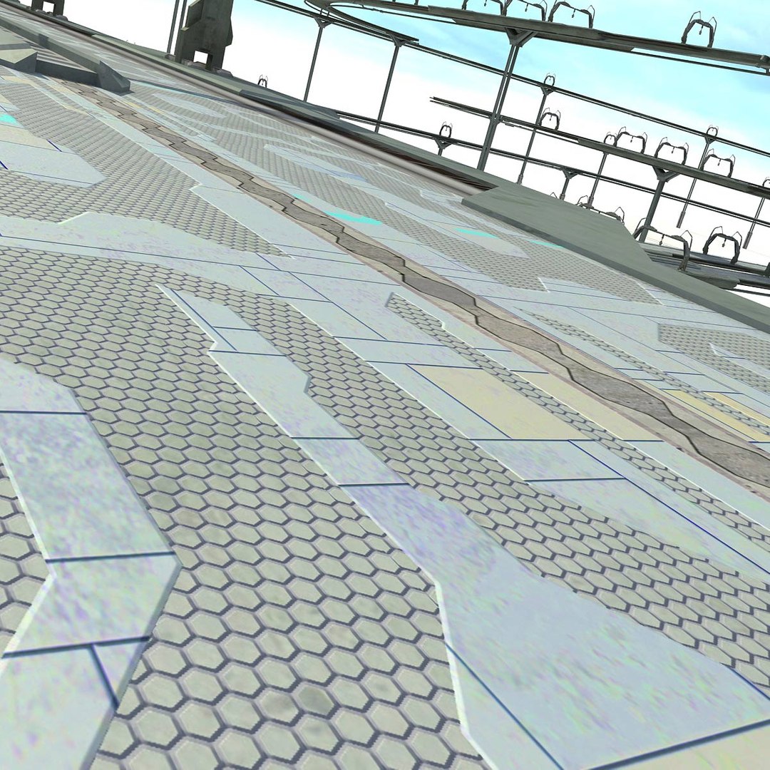 highway sci road 3d max