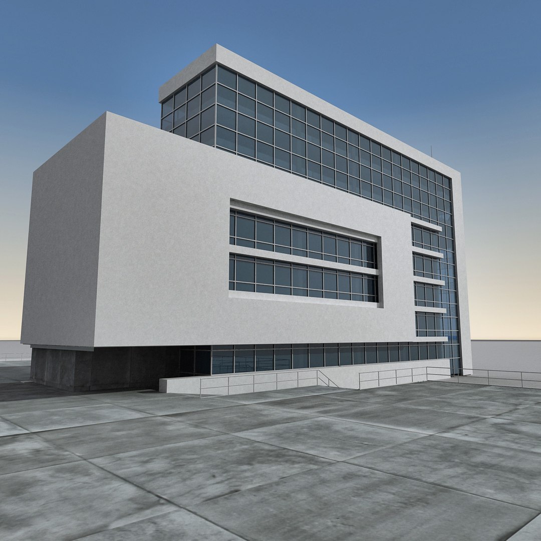 Modern Building 3d Model