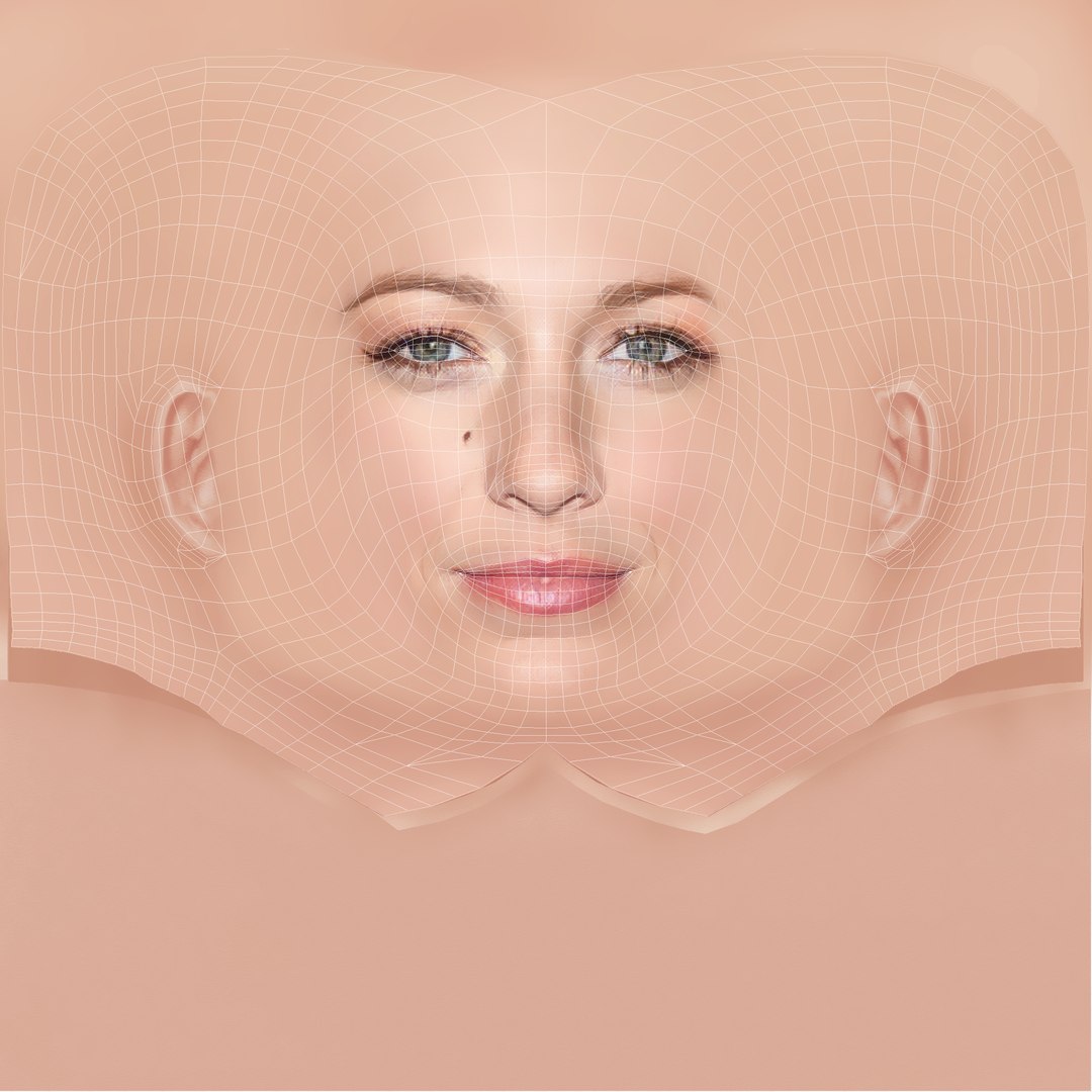 Blake Lively Head - No Hair - Low Poly Head For Game Model - TurboSquid ...