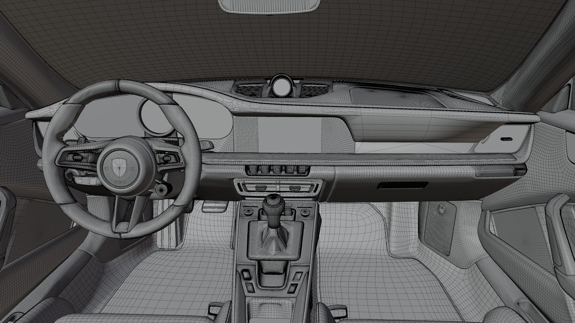 Porsche 911 GT3 HQ Interior Exterior 3D Model - TurboSquid 2377558