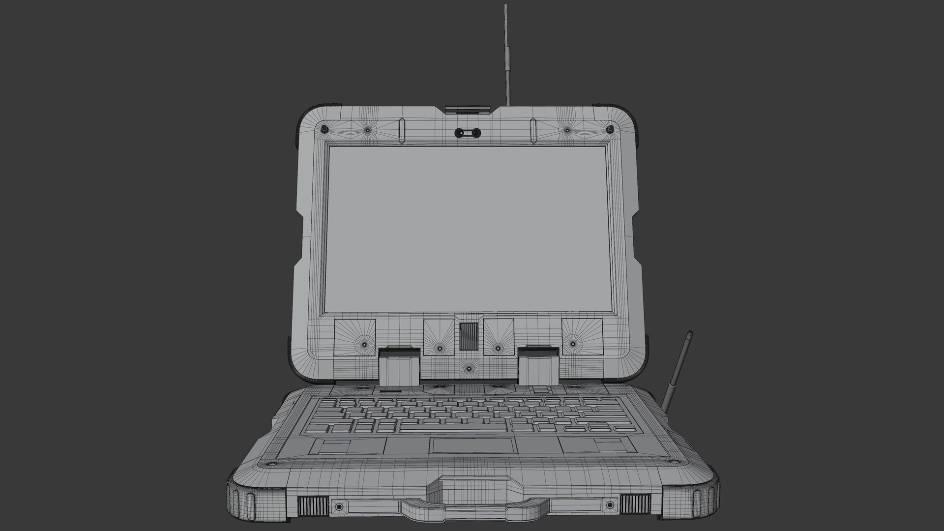 3D Fi Military Laptop - TurboSquid 1664920
