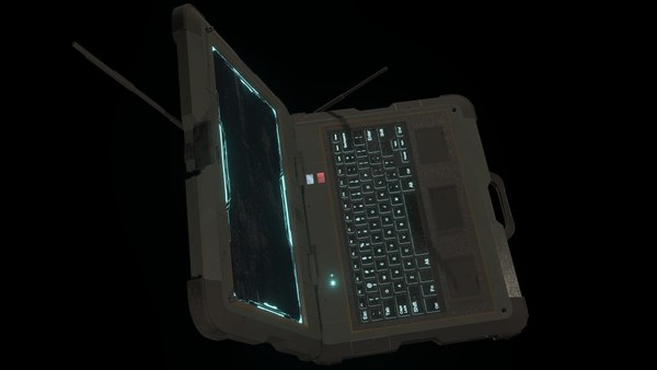 3D fi military laptop - TurboSquid 1664920
