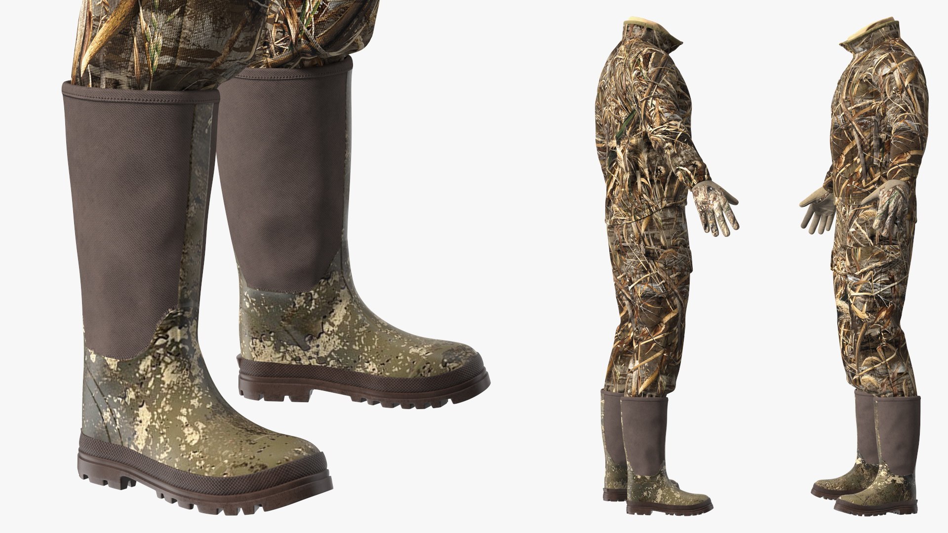 3D Suit for Duck Hunting Grass Camo - TurboSquid 1958273