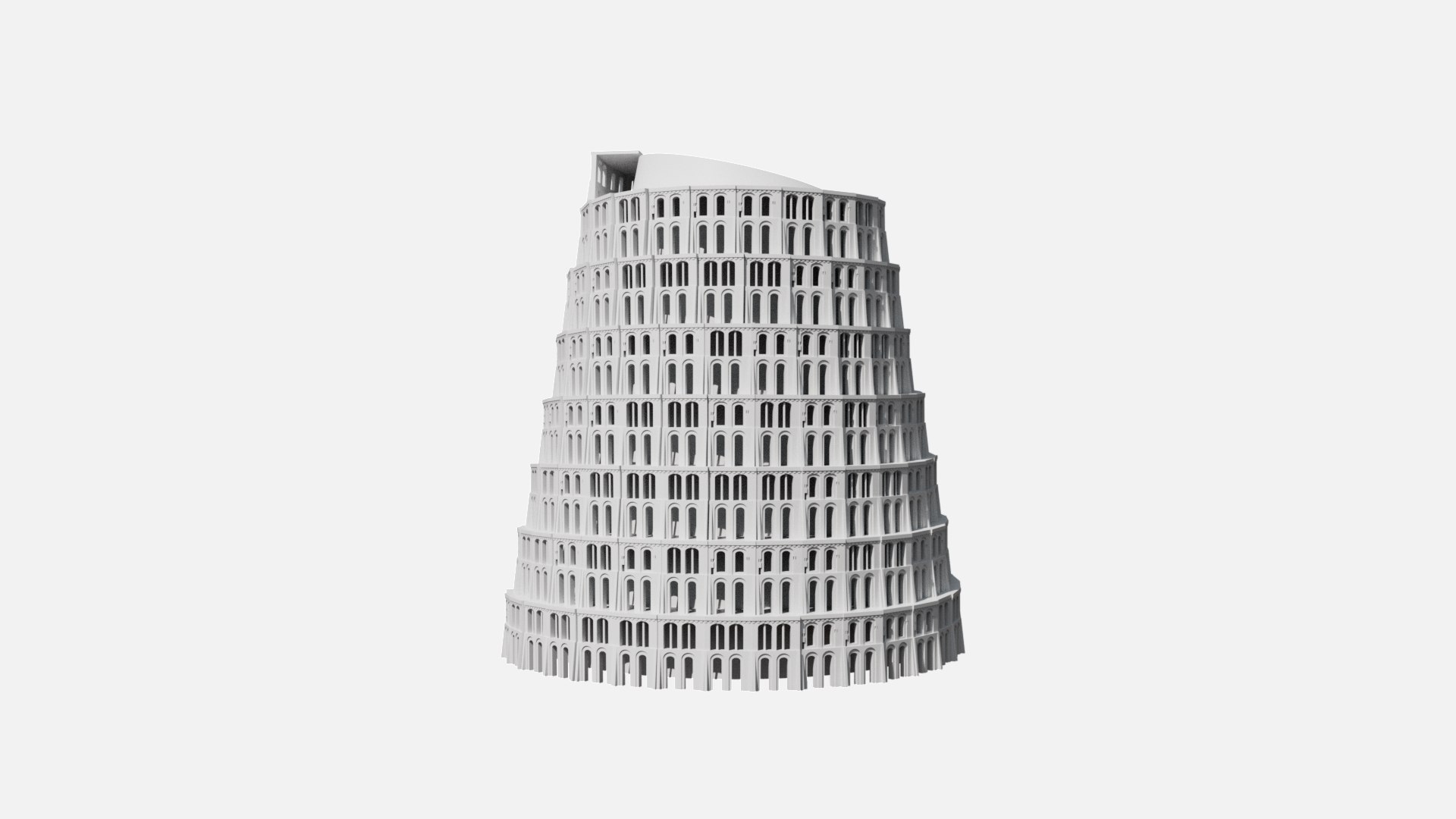 Tower Of Babel Bruegel Model - TurboSquid 2401047