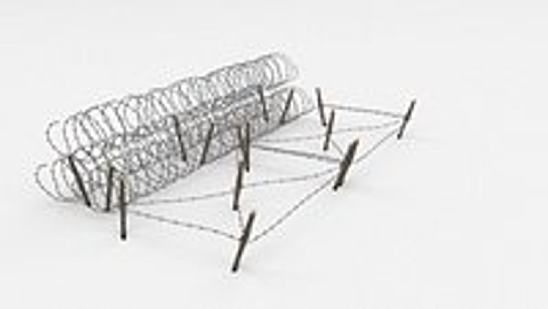 Barbed wire obstacle 3D - TurboSquid 1191699