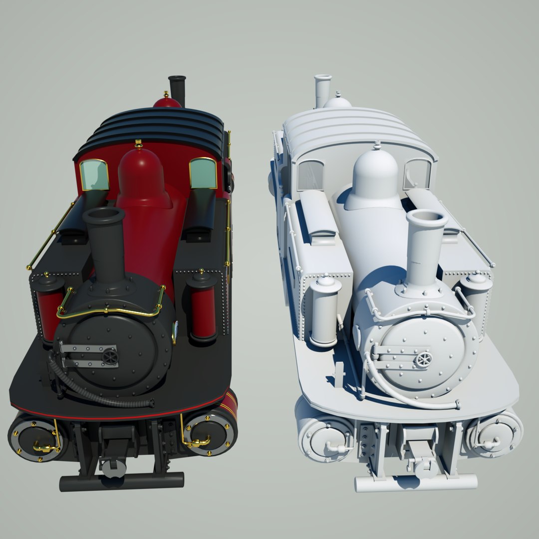 C4d Fairlie Historic Locomotive Engine