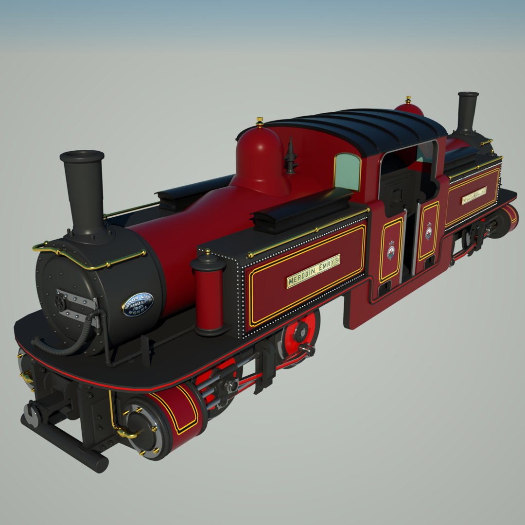 C4d Fairlie Historic Locomotive Engine