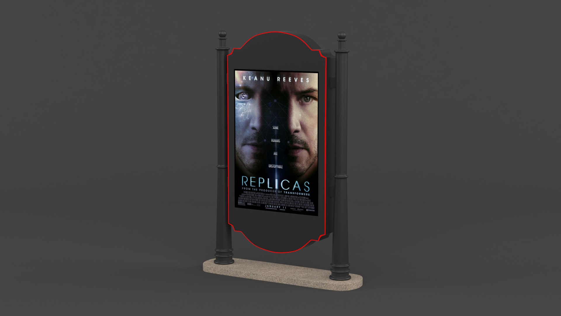 Billboard 3D - TurboSquid 2254292