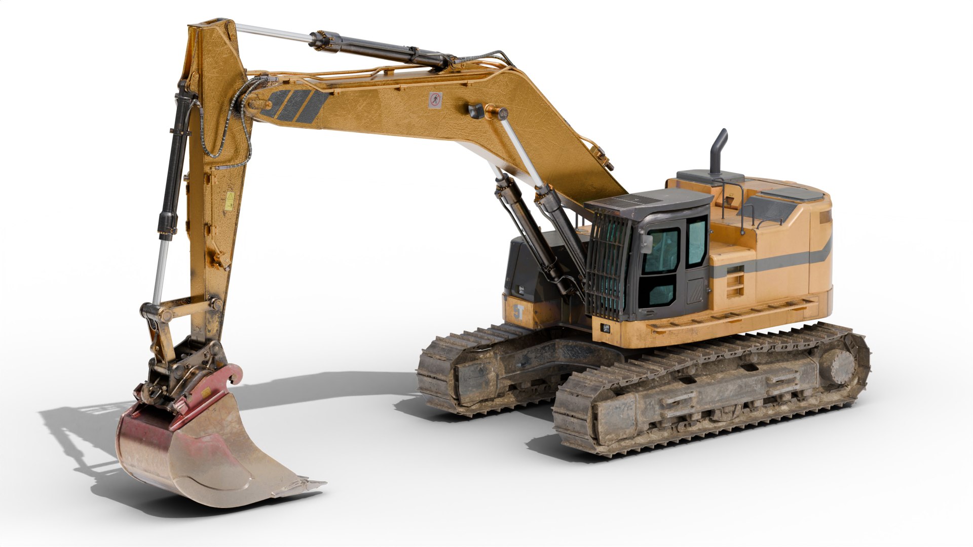 Excavator Hydraulic 3D Model - TurboSquid 2331422