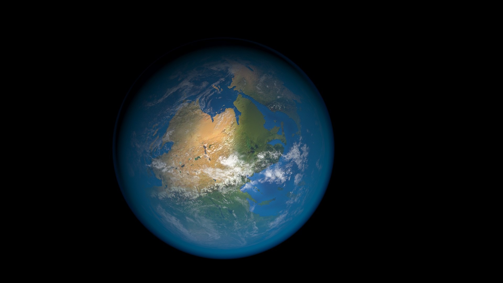 3D Pangea Earth - TurboSquid 2243300