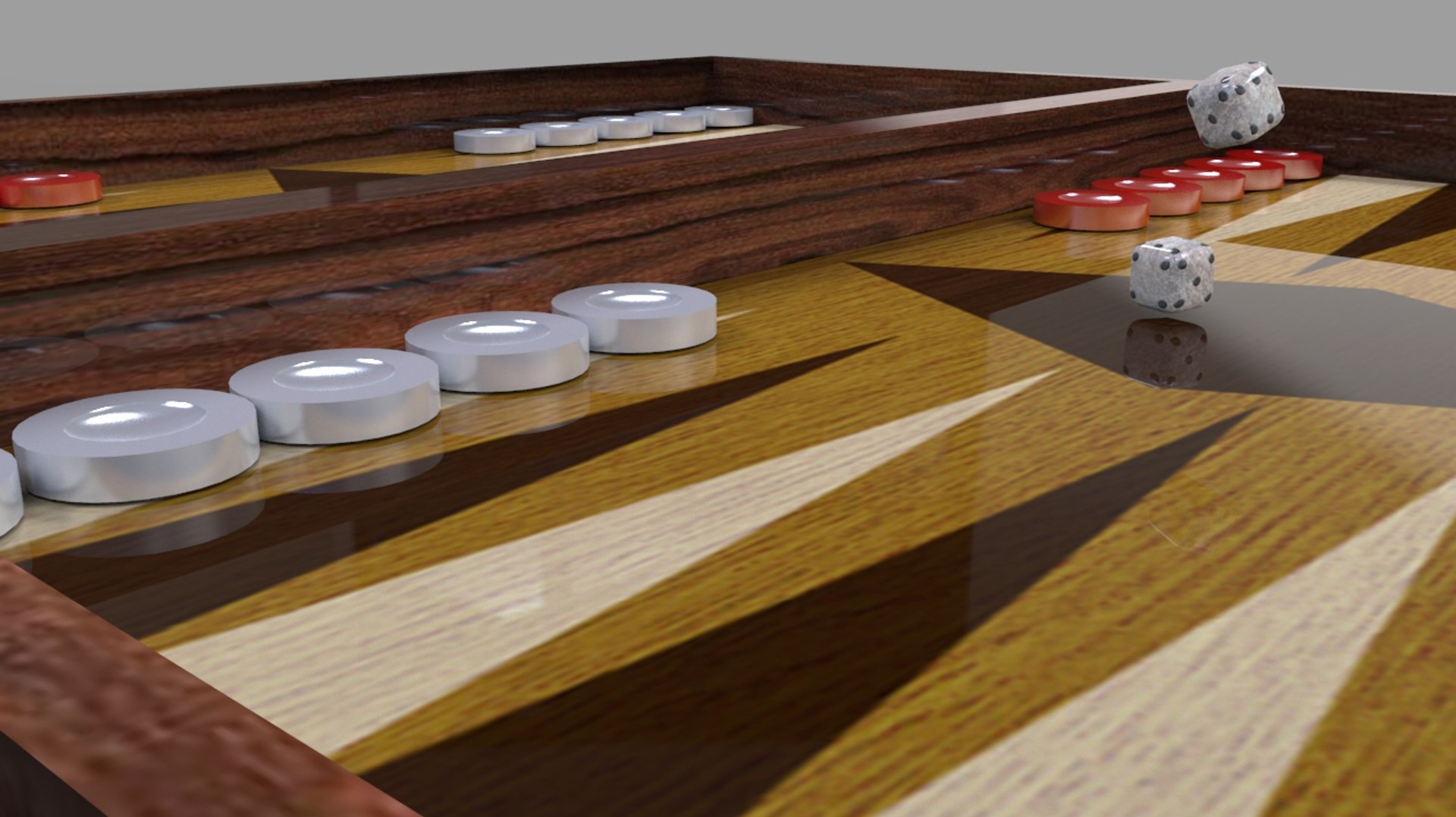 Backgammon 3dbackgammon Obj