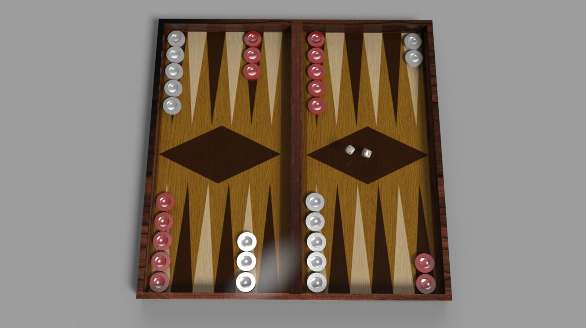 Backgammon 3dbackgammon Obj