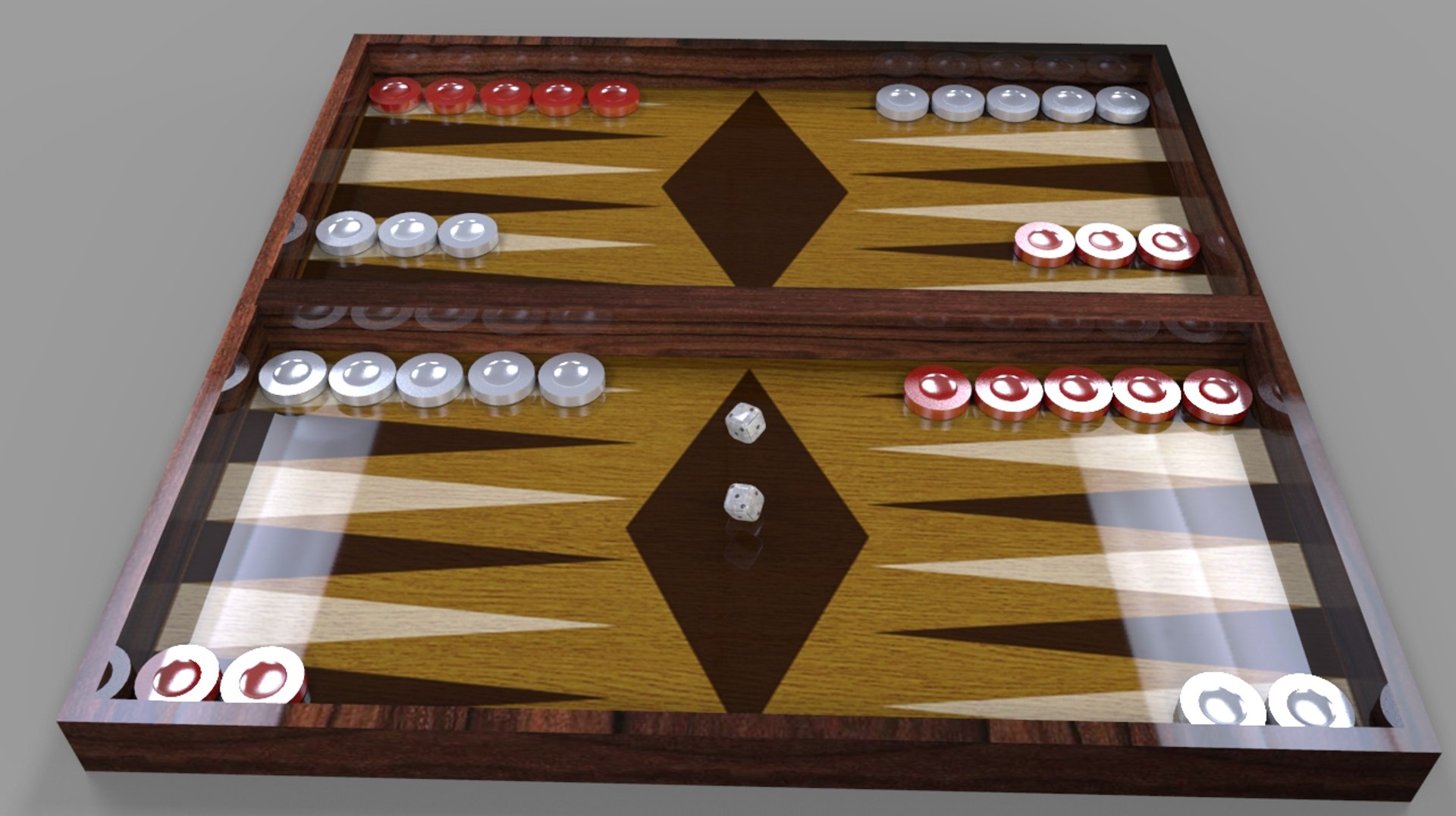 Backgammon 3dbackgammon Obj