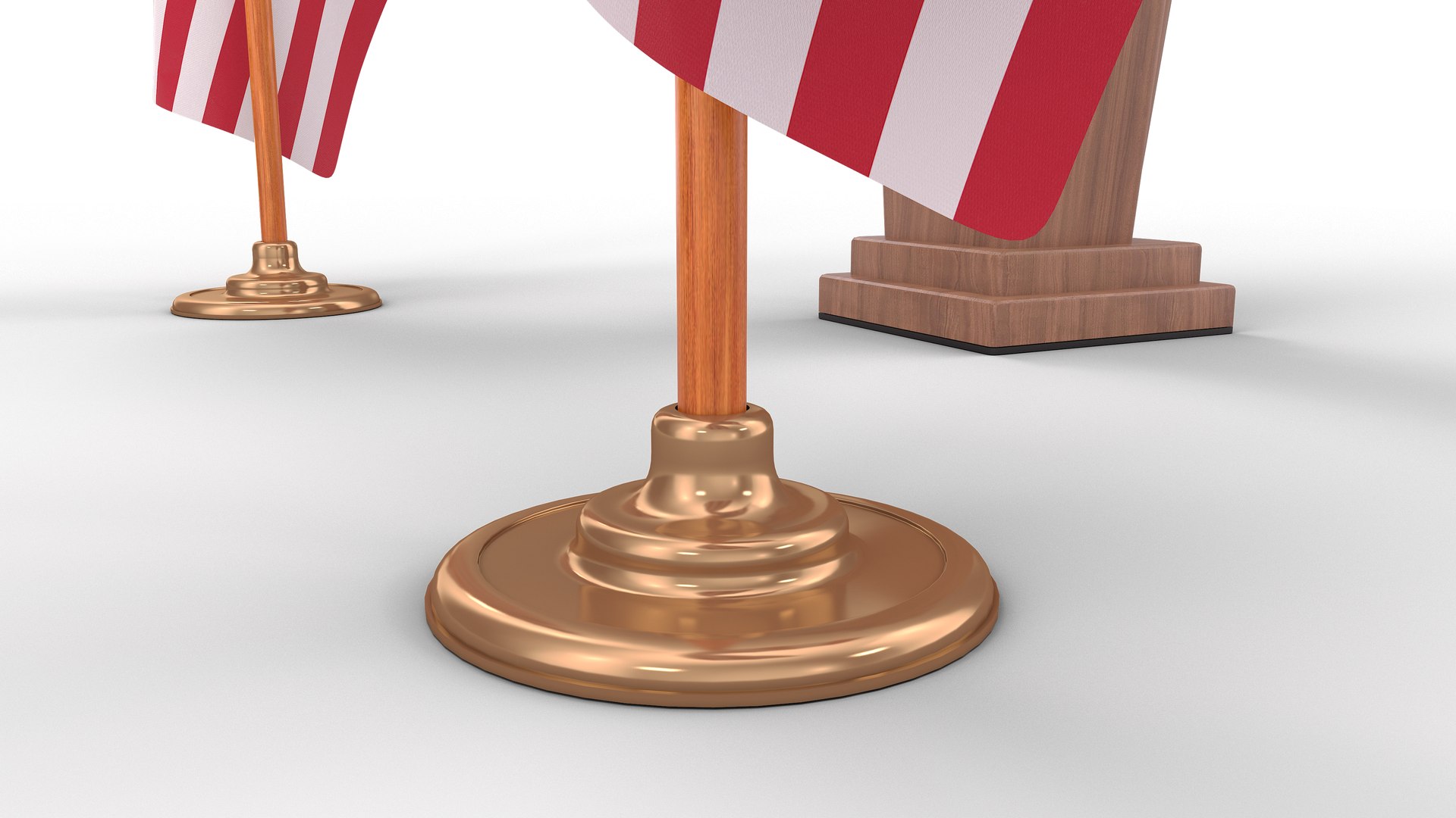 US Presidential Podium 3D Model - TurboSquid 2060040