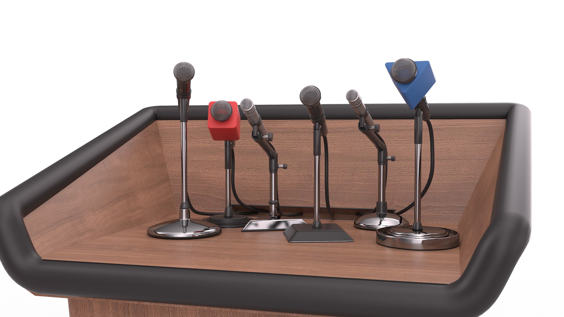 US Presidential Podium 3D Model - TurboSquid 2060040