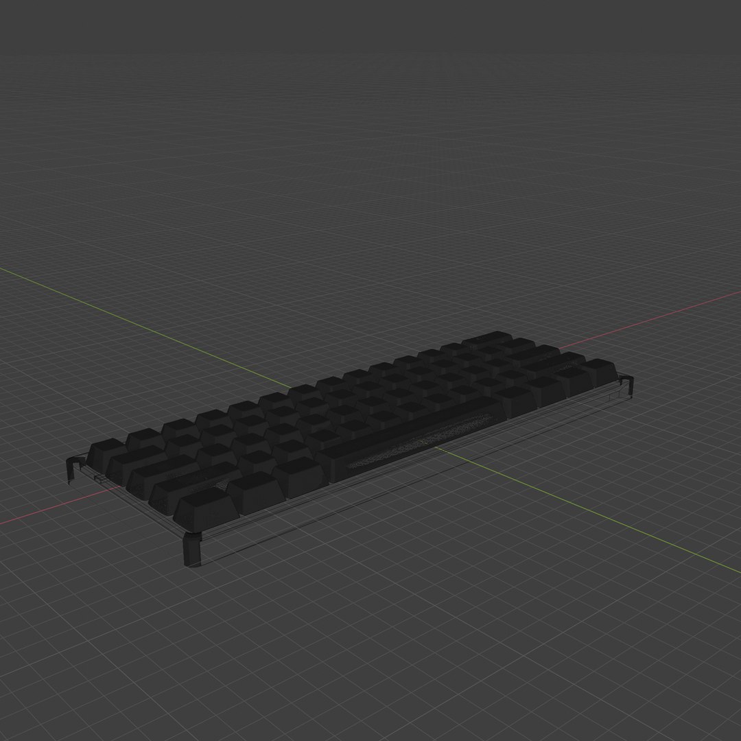 Mechanical Keyboard 3D Model - TurboSquid 1767528