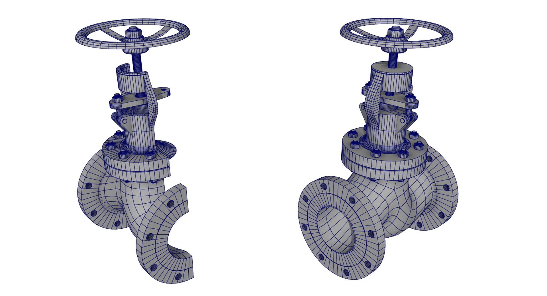 Globe Valve 1 3d Model