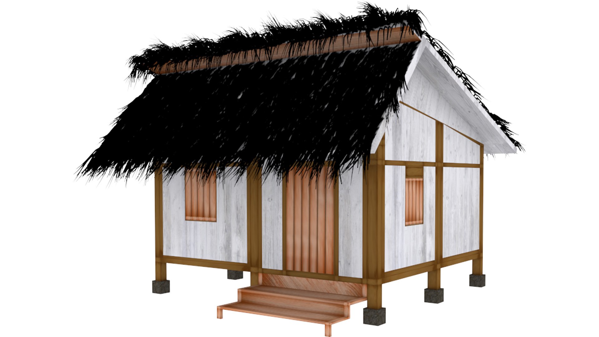3D Sundanese Traditional Suhunan Badak Heuay - TurboSquid 2338364