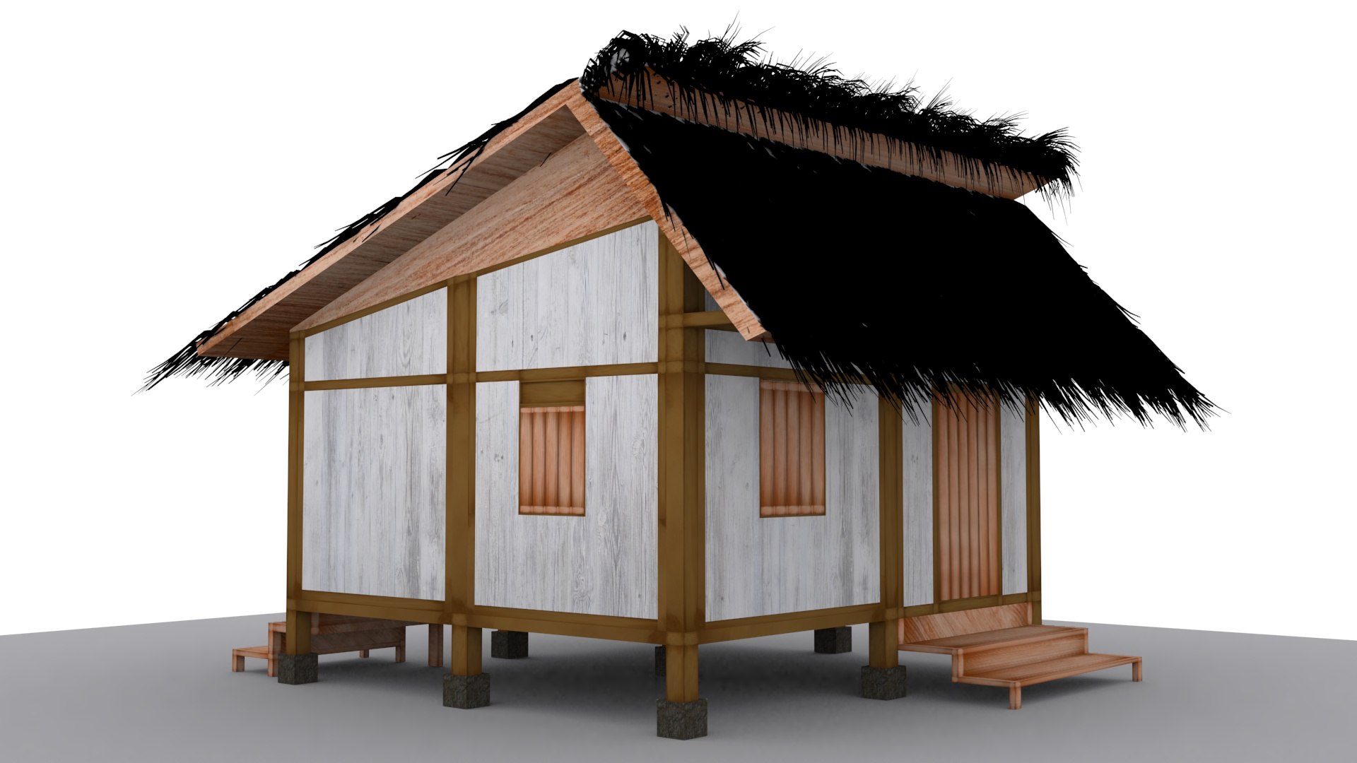 3D Sundanese Traditional Suhunan Badak Heuay - TurboSquid 2338364