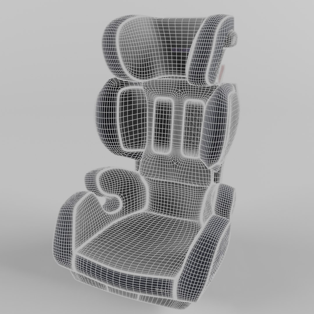 3D Recaro MAKO Children Car Seat Core Carbon Black Model - TurboSquid ...