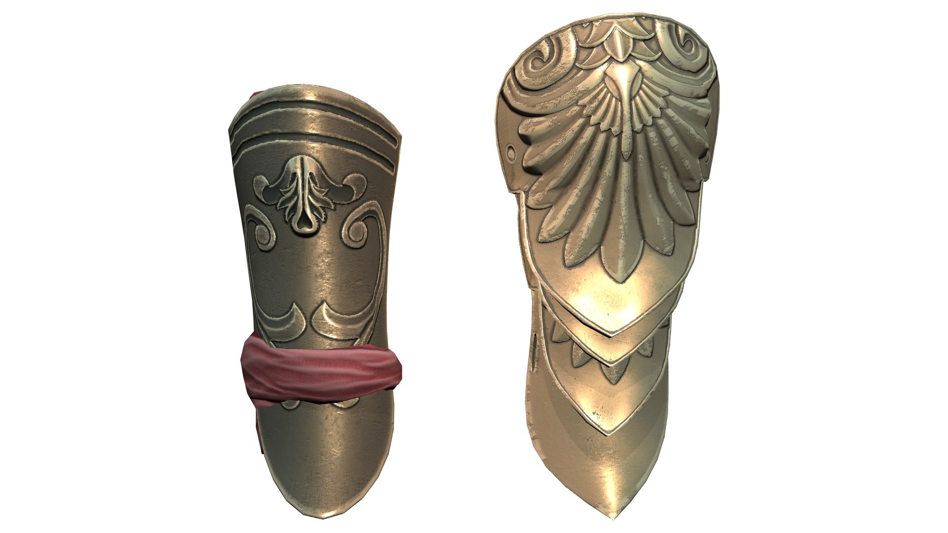 3D Roman Spartan Female Commander Soldier Hand Guards - TurboSquid 1998484