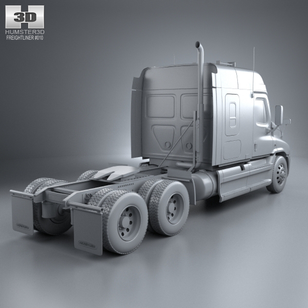 Freightliner Cascadia XT 트랙터 트럭 2007 3D 모델 - TurboSquid 1258779