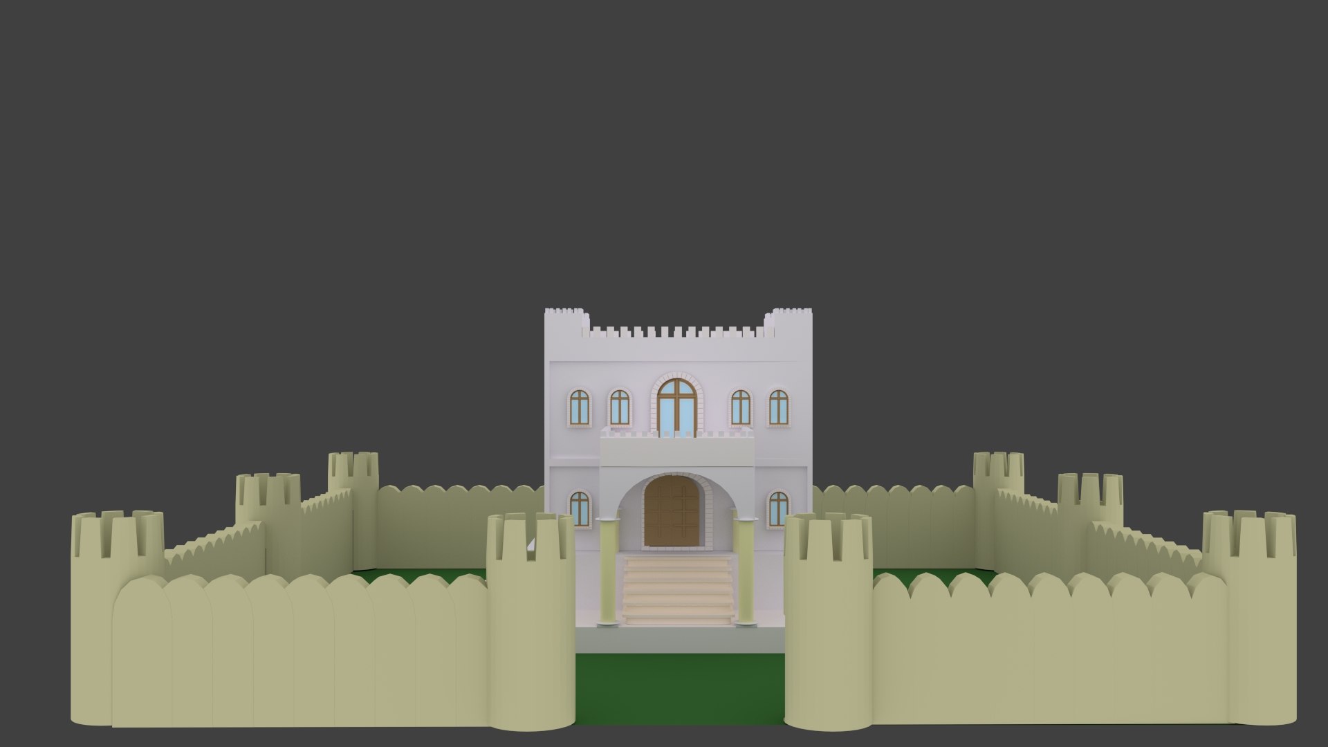 Free Castle 3d Model