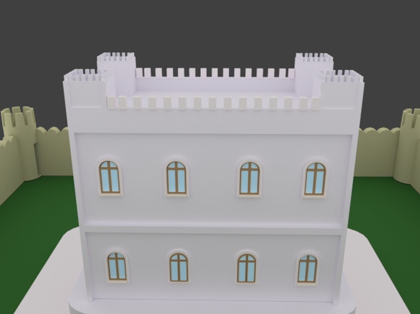 Free Castle 3d Model