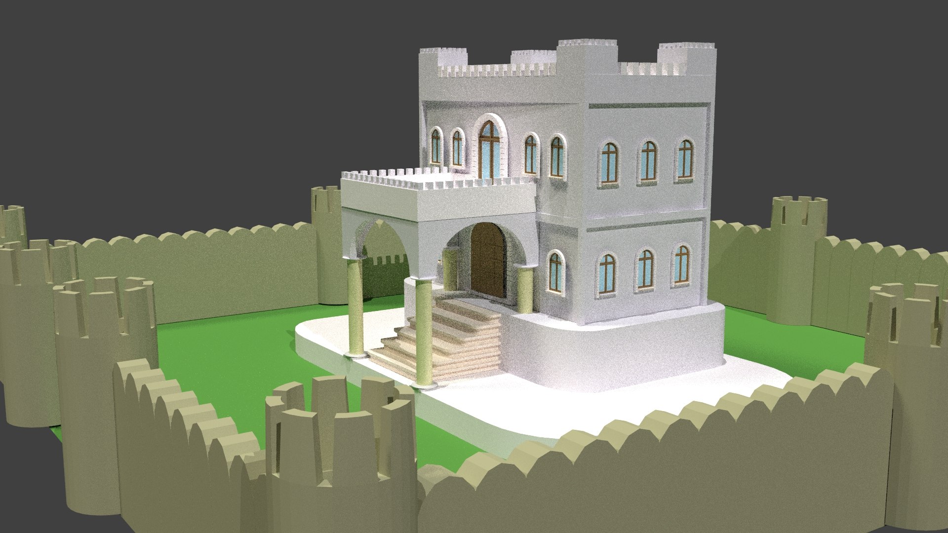 Free Castle 3d Model