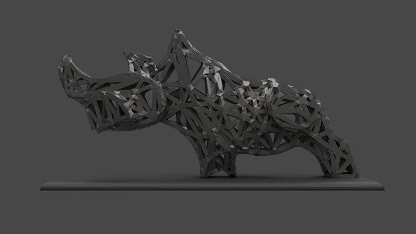 Prinrable Rhino 3D model - TurboSquid 1724964