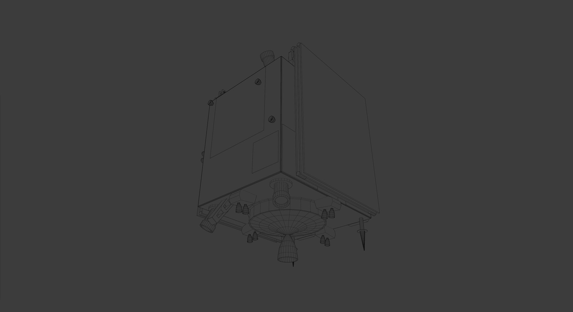 Chang E 1-2 Probe Blender-FBX 3D Model - TurboSquid 2119742