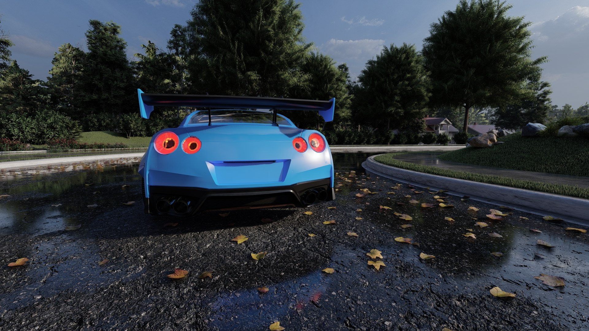 Supercar GTR 3D Model - TurboSquid 2296972