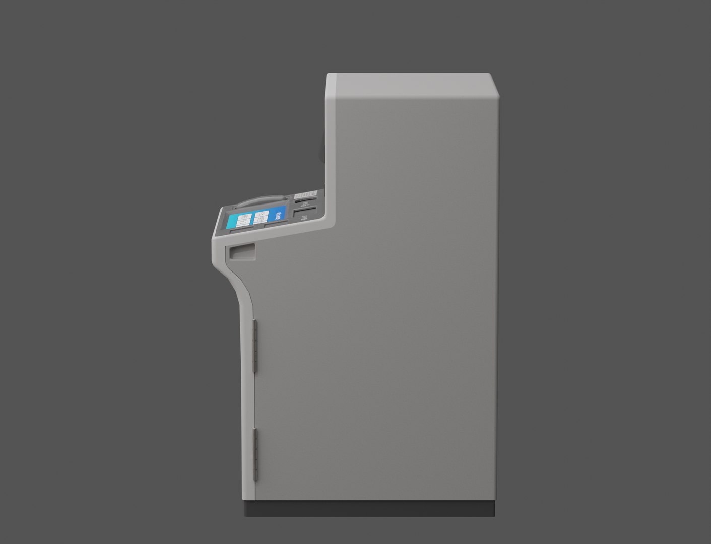 Low-Poly Japanese ATM 3D - TurboSquid 2326279