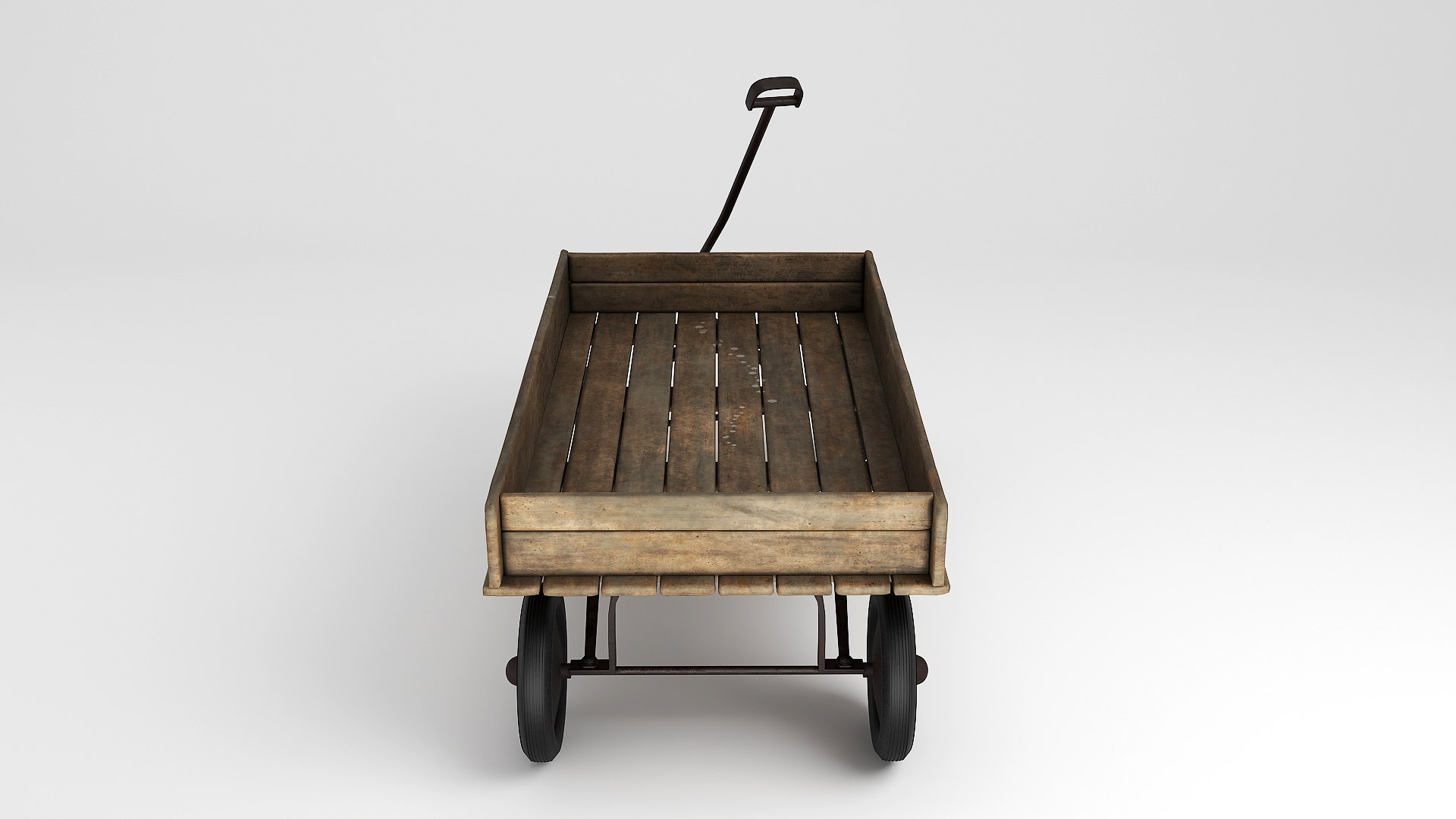 Wooden wagon 3D model - TurboSquid 1592750