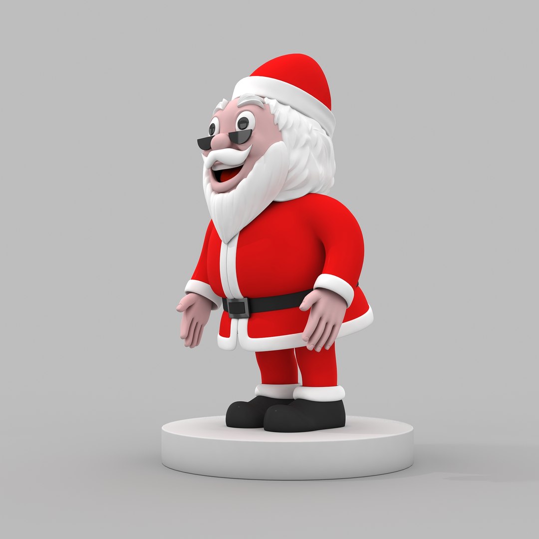 Santa Claus 3D Model - TurboSquid 1977452