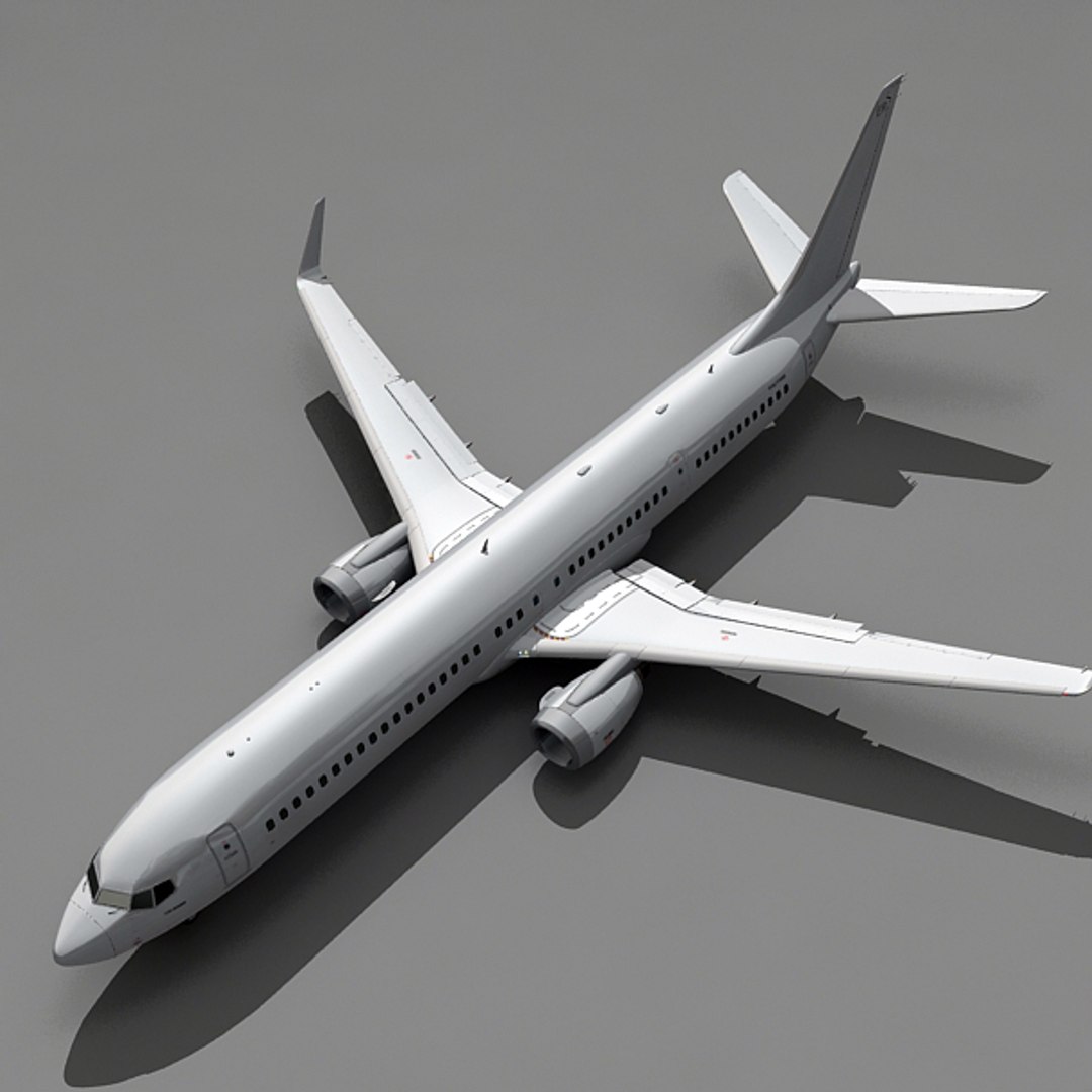 3d Boeing Plane Model