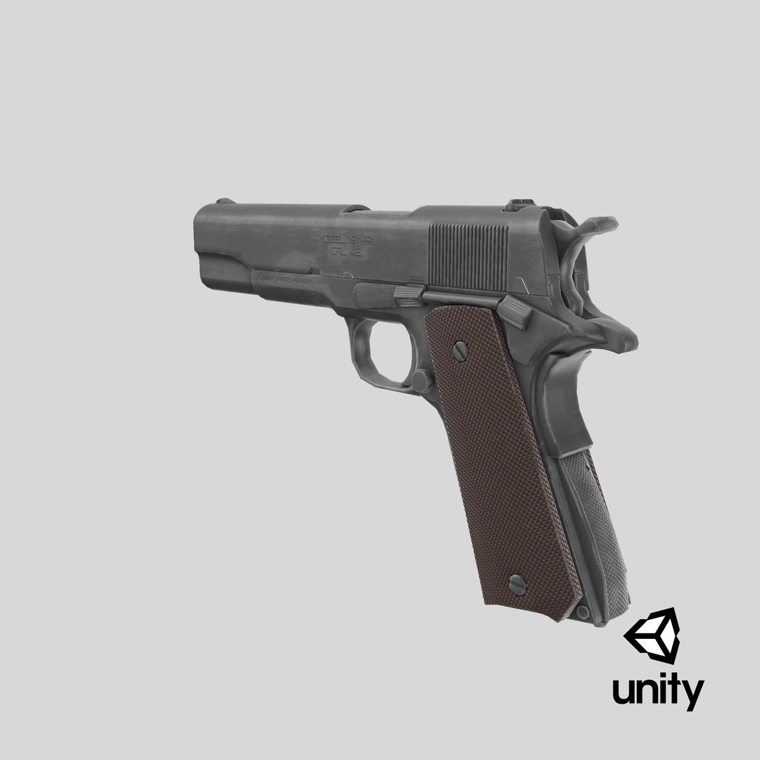 3D Colt M1911a1 - TurboSquid 1405974