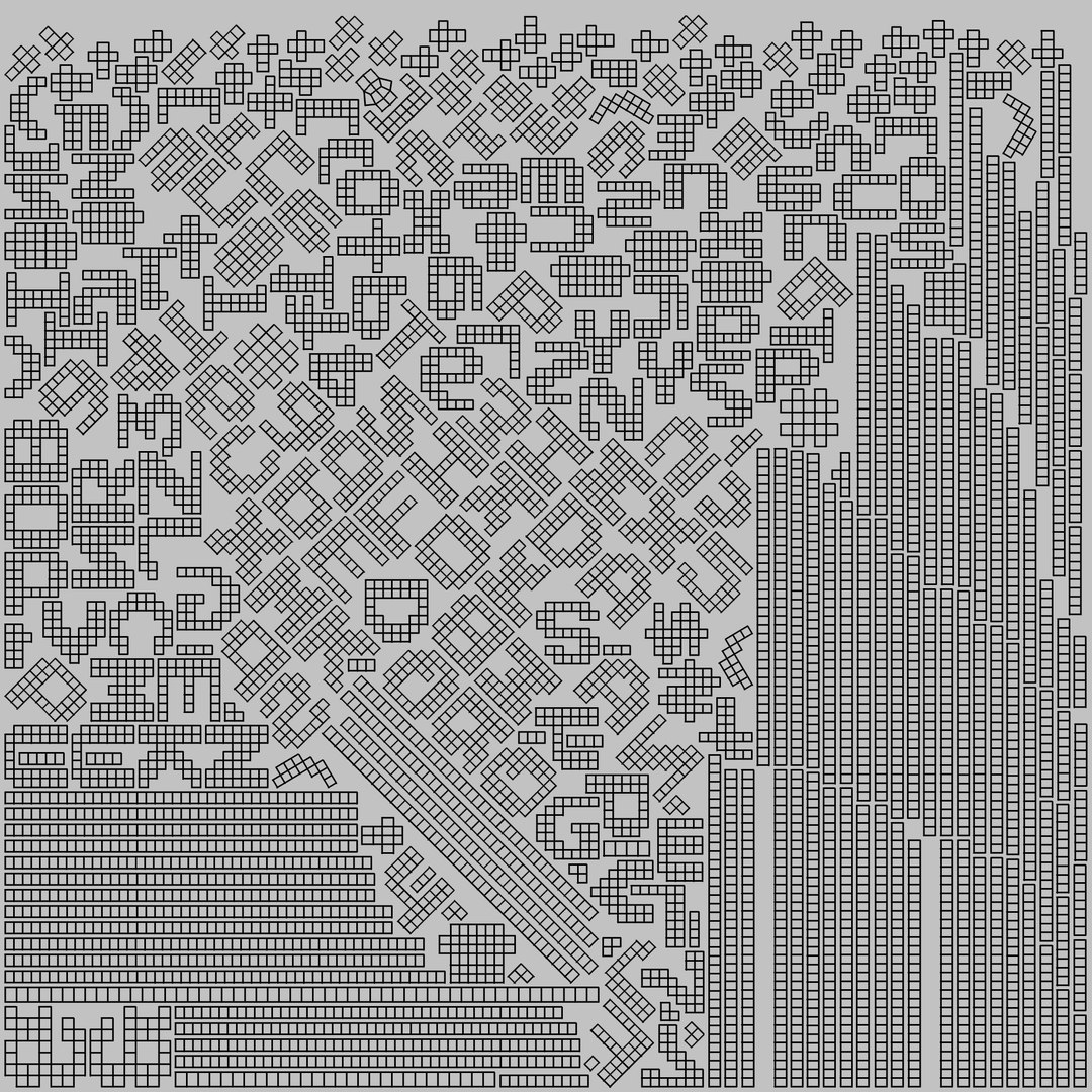 3D Font Mario 8-bit - TurboSquid 1329635