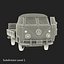 volkswagen type 2 rigged 3d model