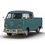 Volkswagen Type 2 Rigged 3d Model