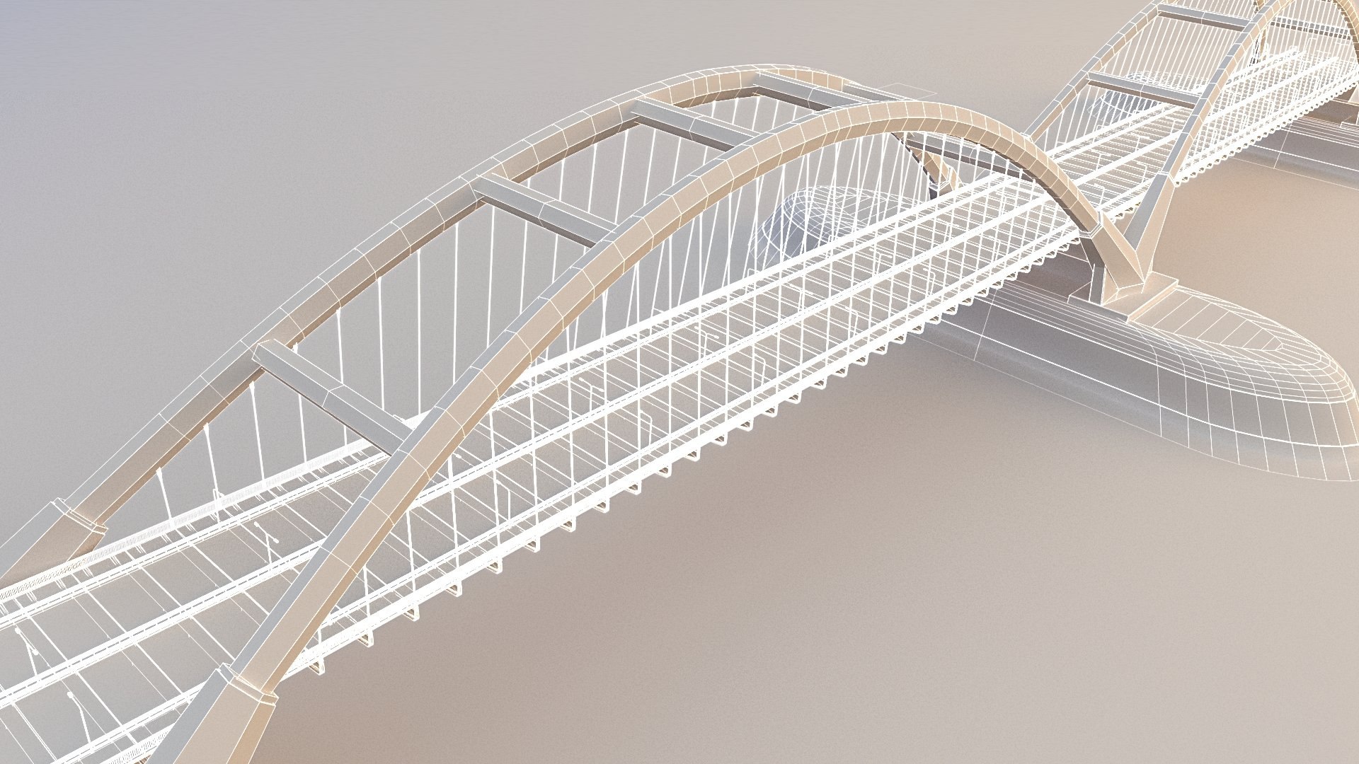 Bridge Lamps Railings 3D Model - TurboSquid 1524515