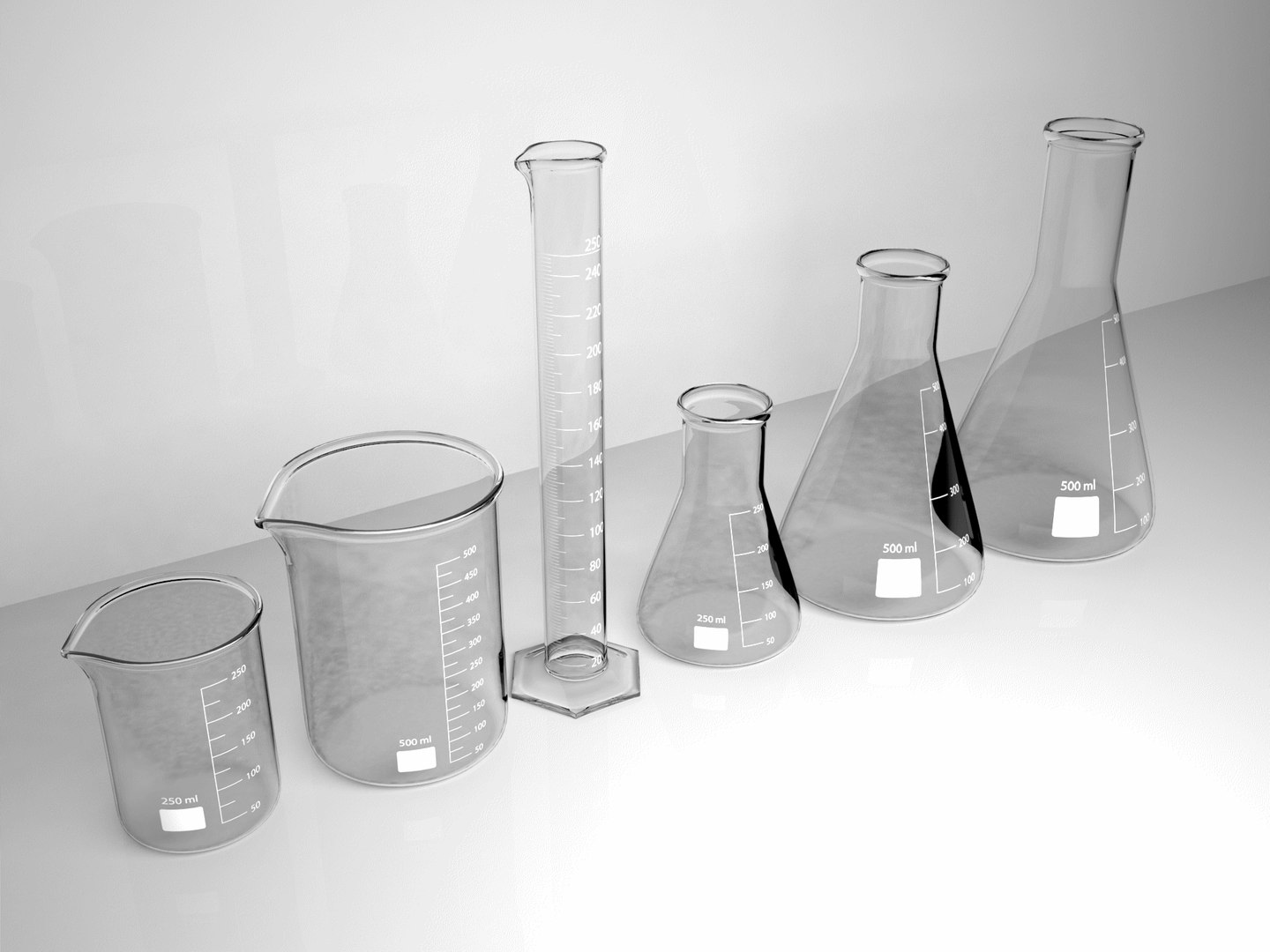 3D model laboratory glassware - TurboSquid 1160803