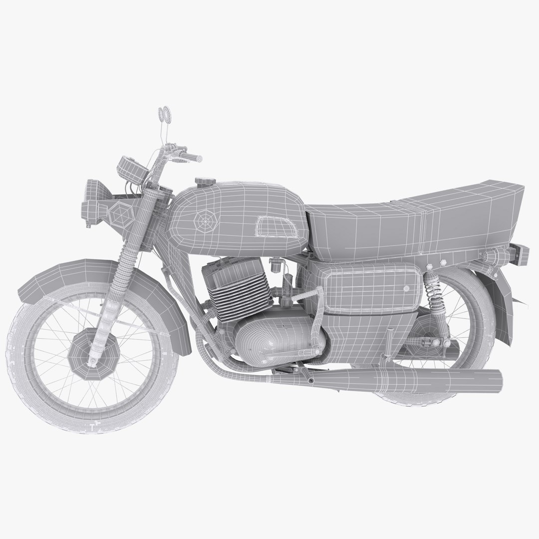 3d motorcycle model