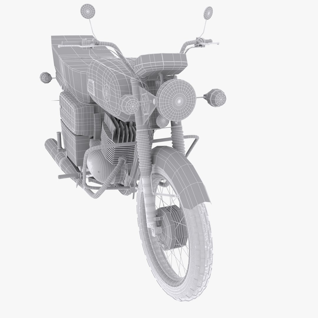 3d motorcycle model