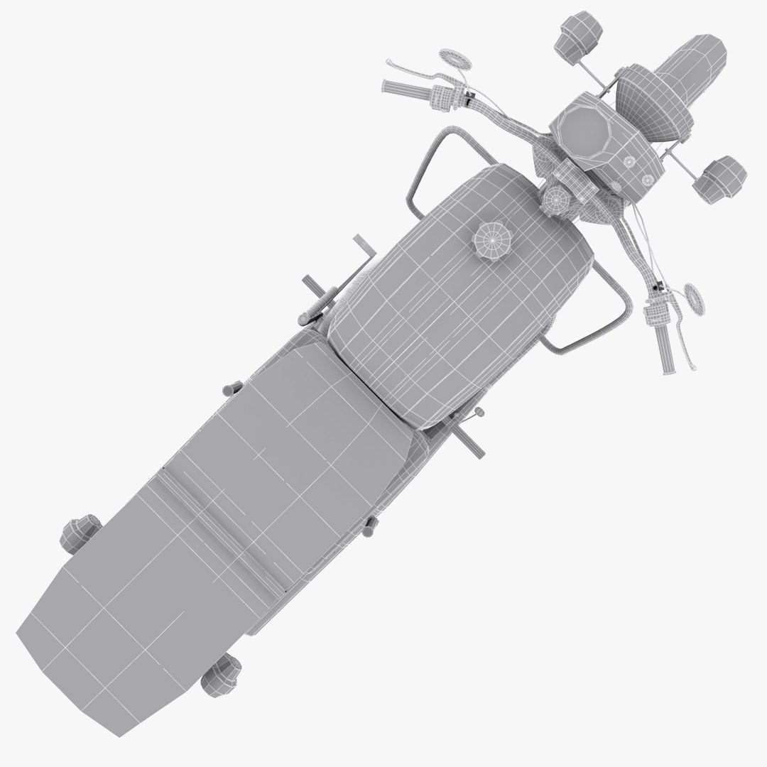 3d motorcycle model