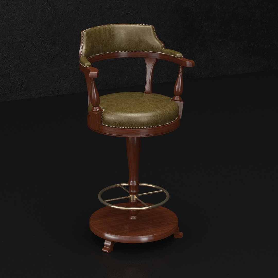 Origgi Celtic Bar Chair 3d Model