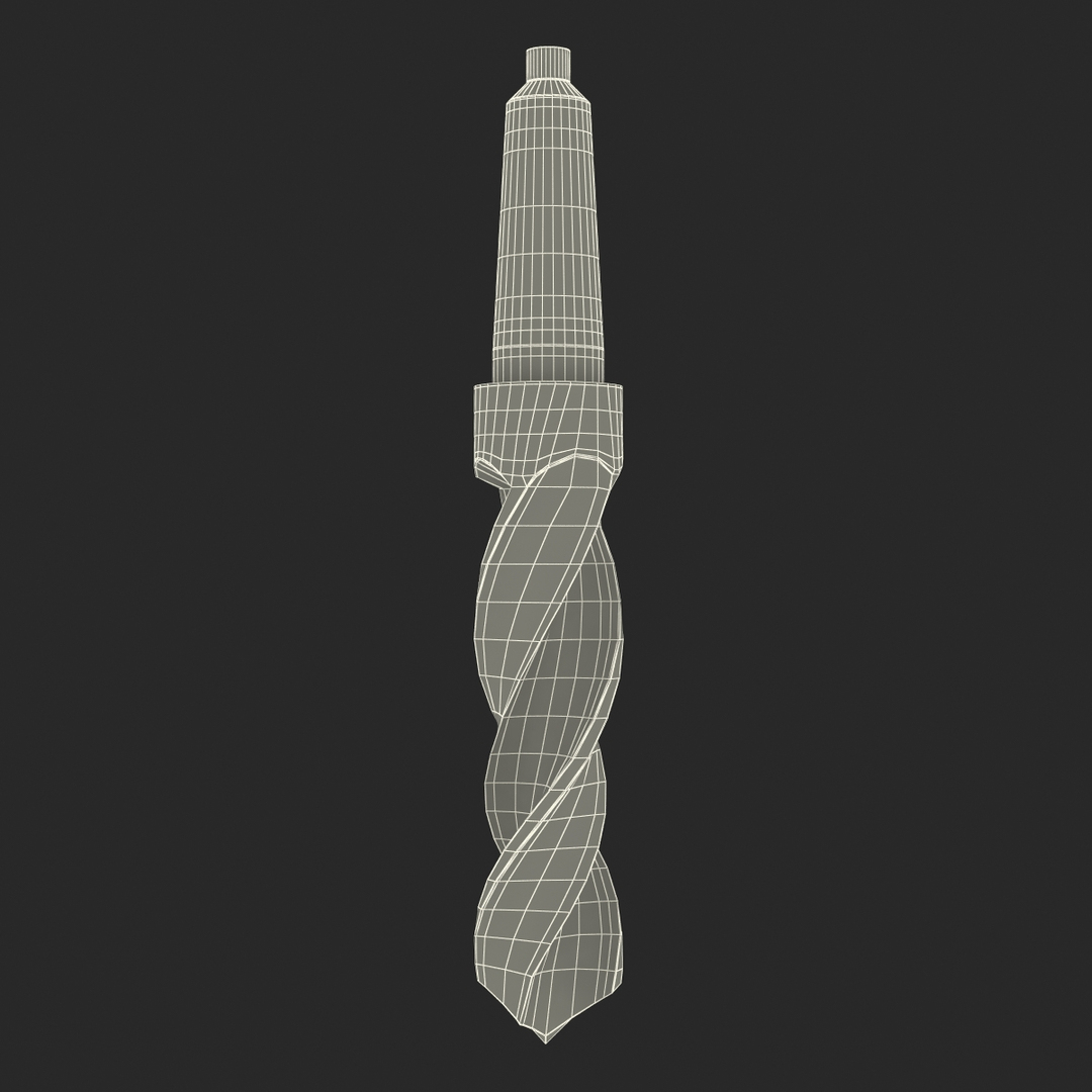 C4d Drill Bit 2 Modeled
