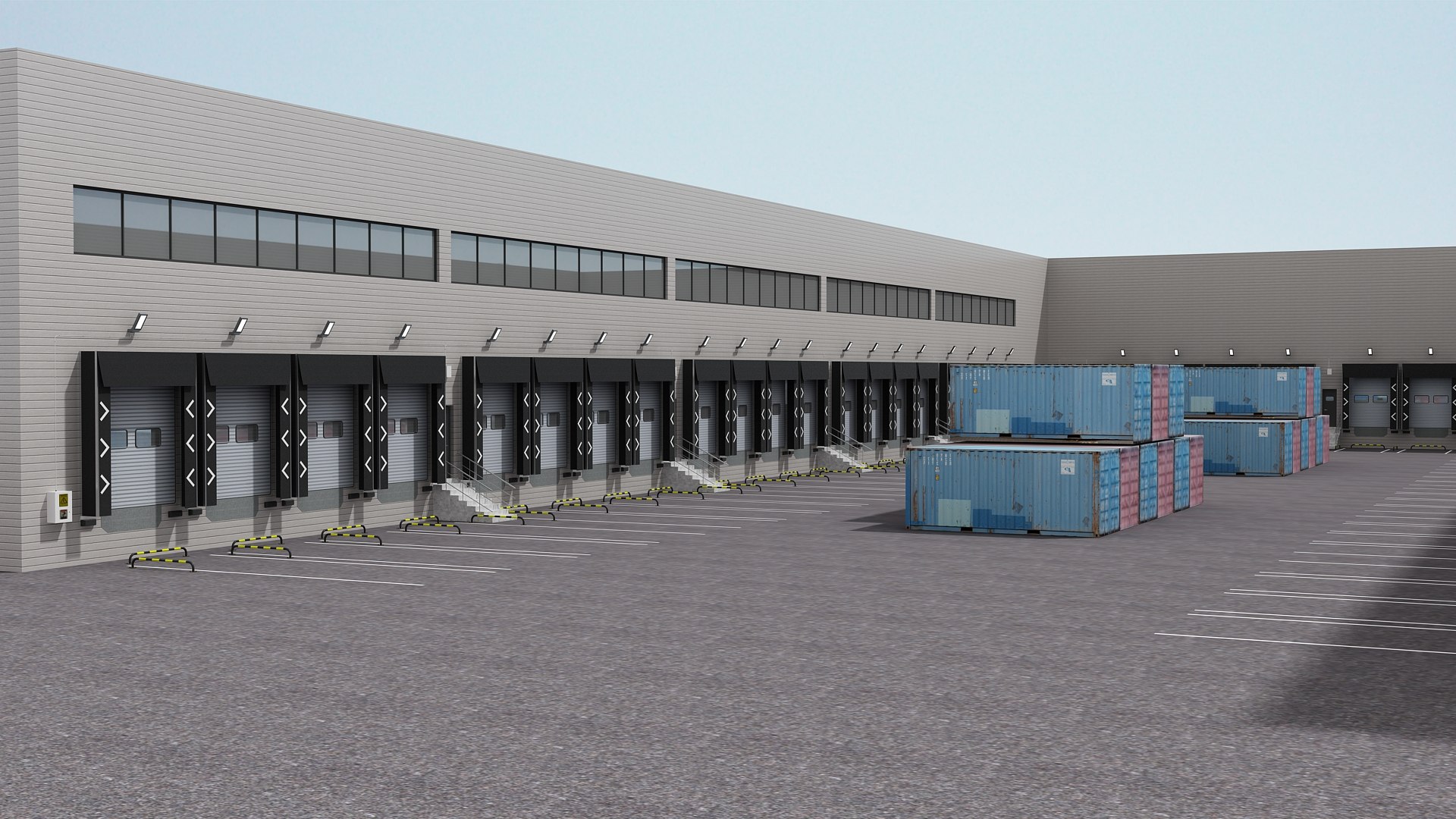 Logistics Building Model - TurboSquid 1942875