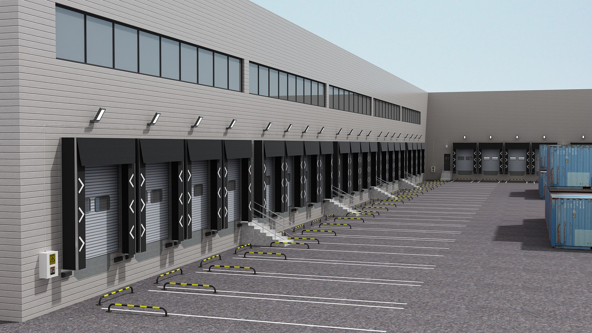 Logistics Building Model - TurboSquid 1942875