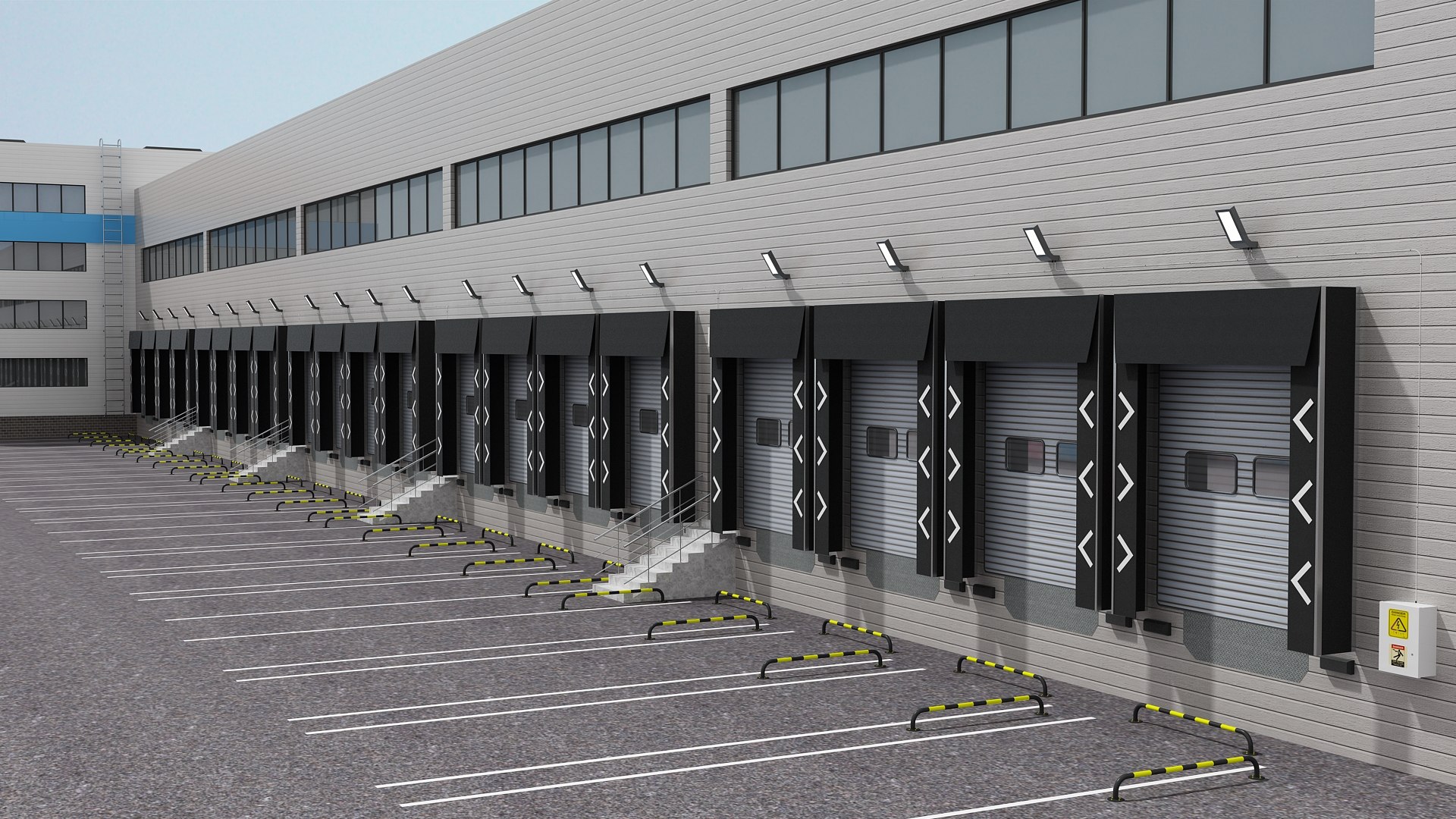 Logistics Building Model - TurboSquid 1942875